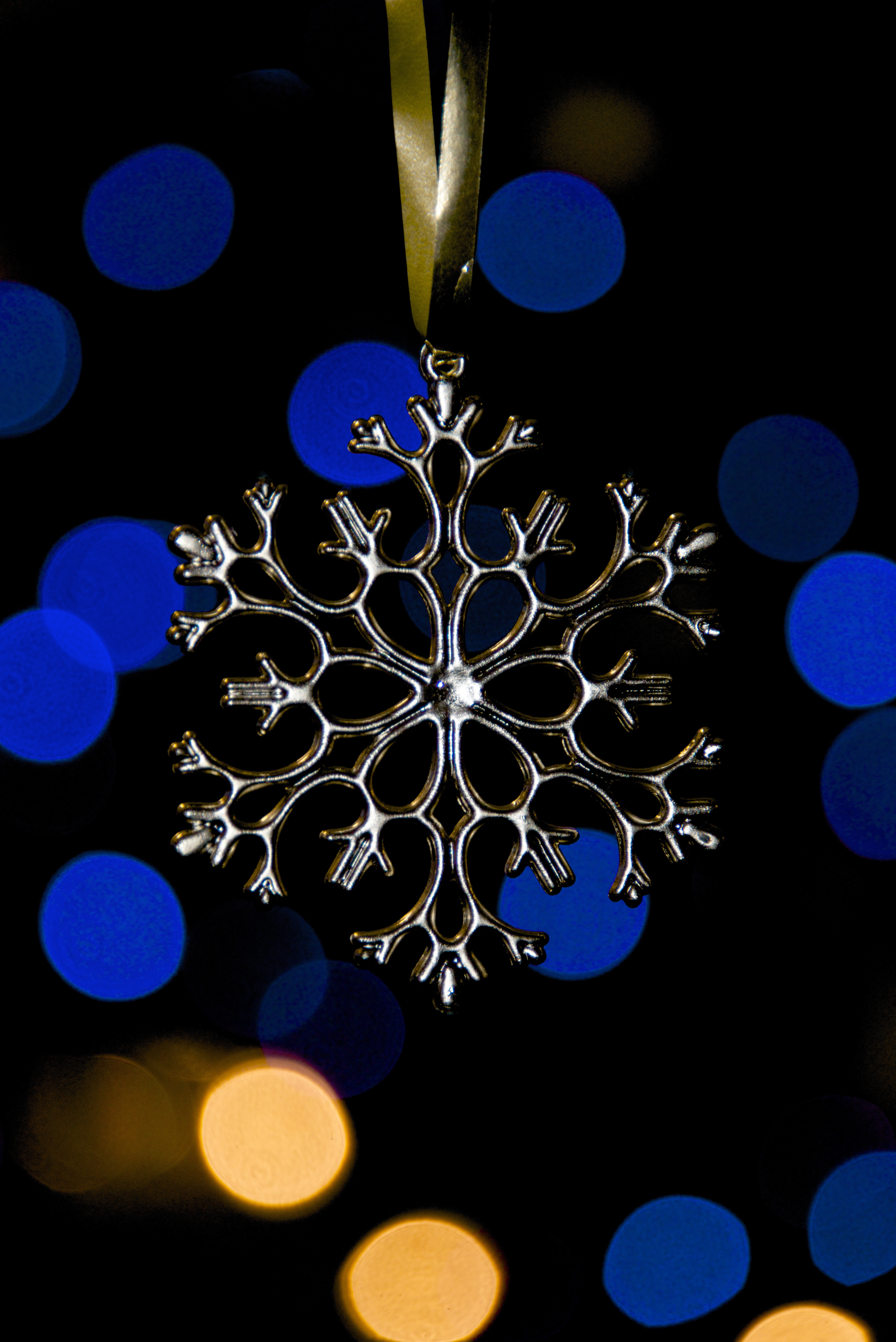 Xmas tree snowflake with bokeh lights | Nick Dale – Private Tutor