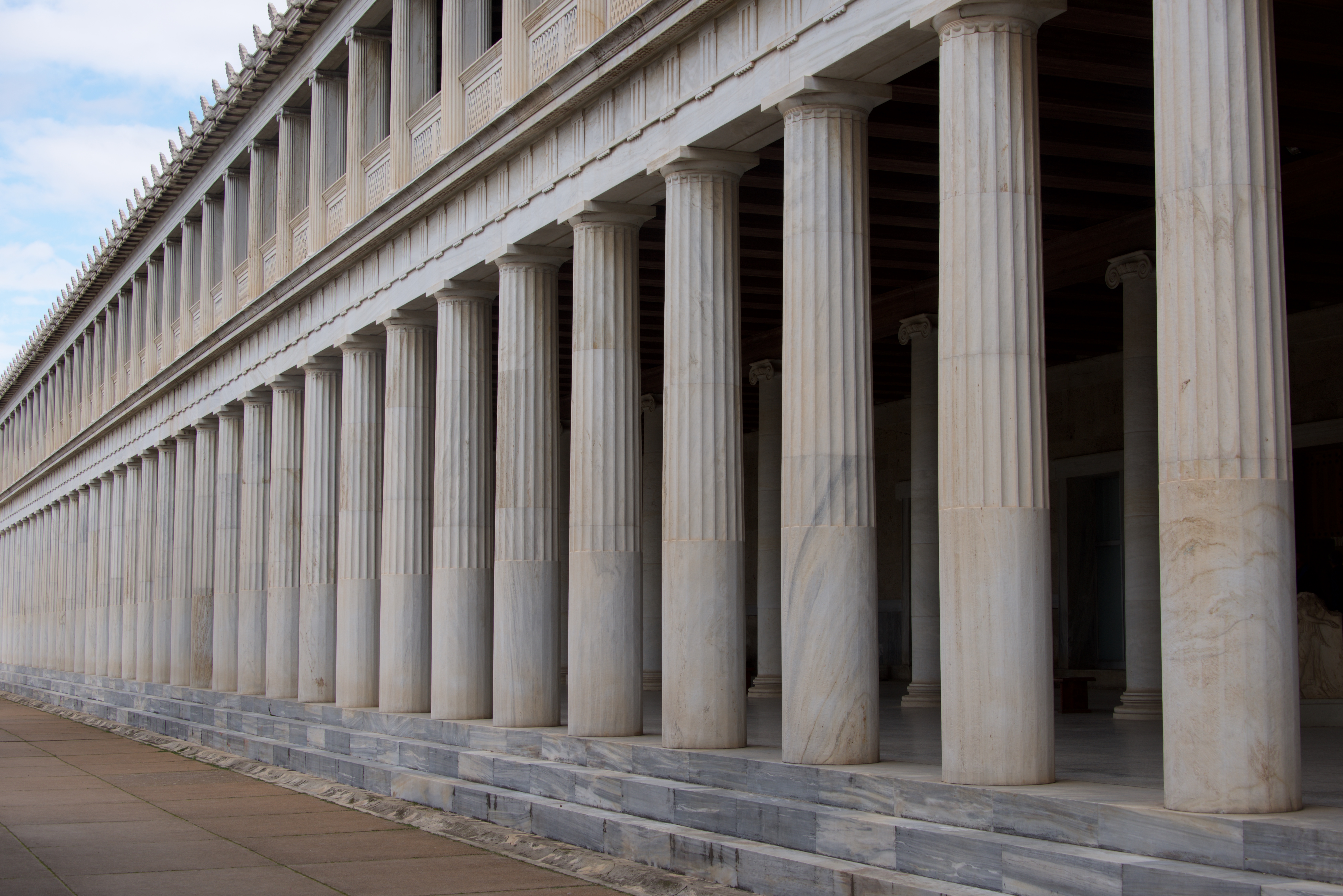 Stoa of Attalos with two marble colonnades | Nick Dale – Private Tutor