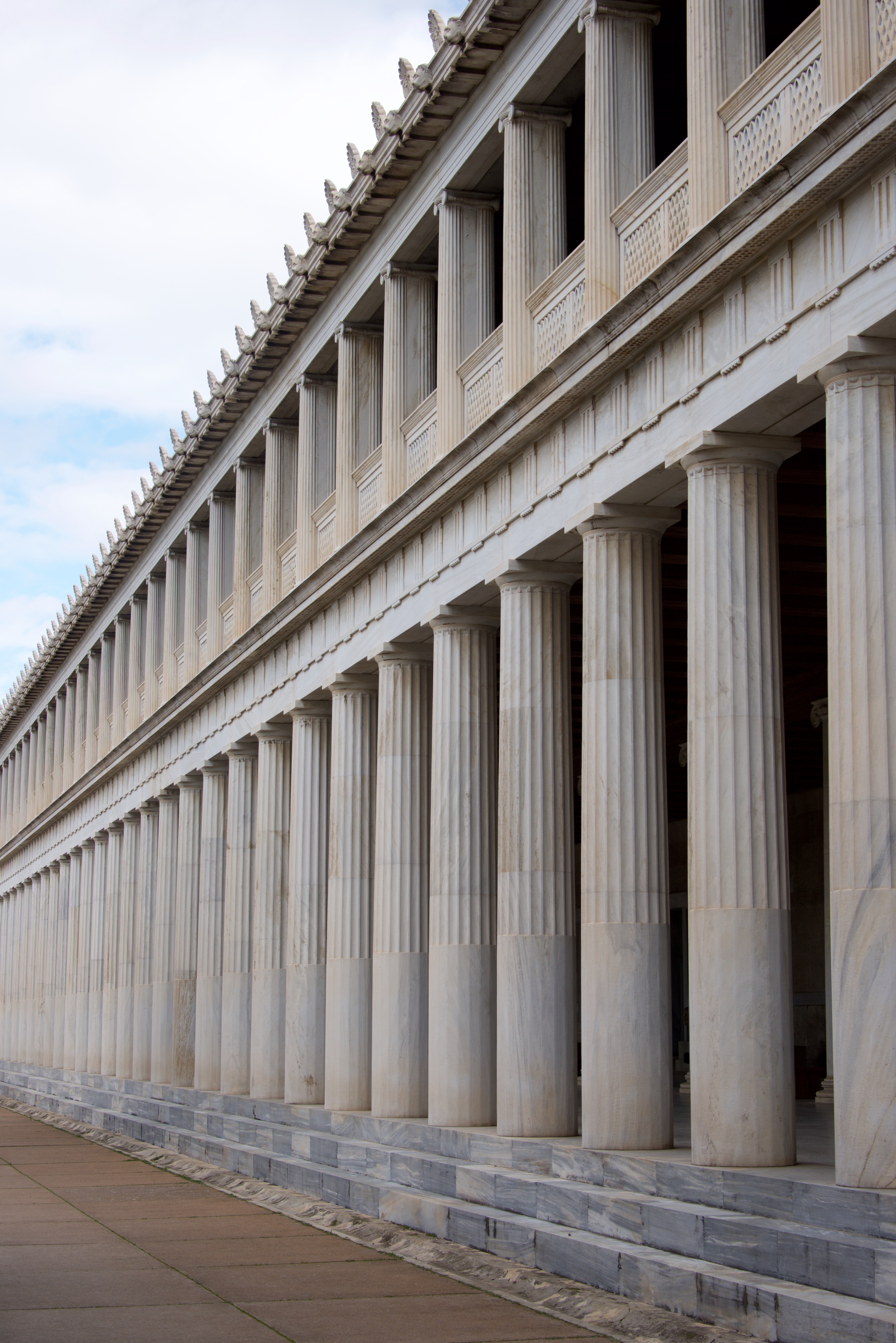 Stoa of Attalos with two marble colonnades - Nick Dale - Private Tutor